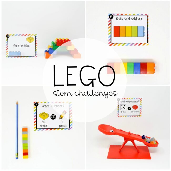 Building Block STEM Challenges - Playdough To Plato