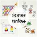 December Centers - Playdough To Plato