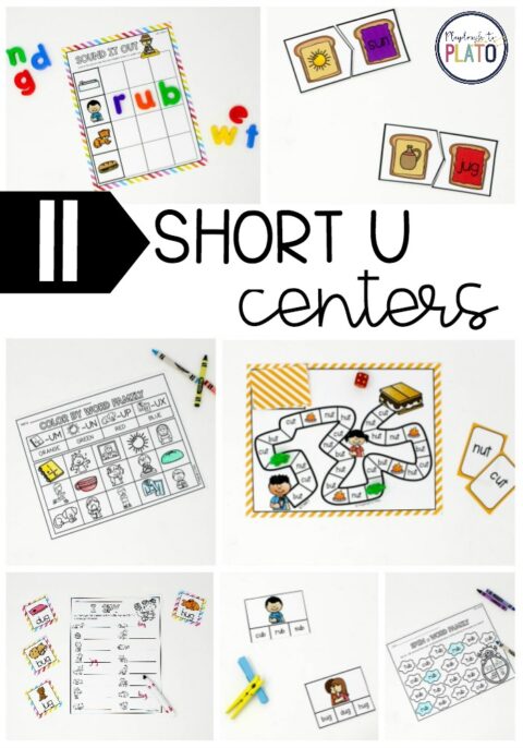 Short Vowel Word Families - Playdough To Plato