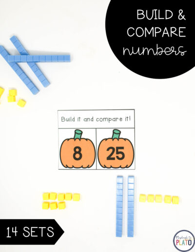 Build and Compare Numbers - Playdough To Plato