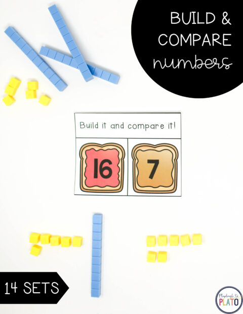 Build and Compare Numbers - Playdough To Plato