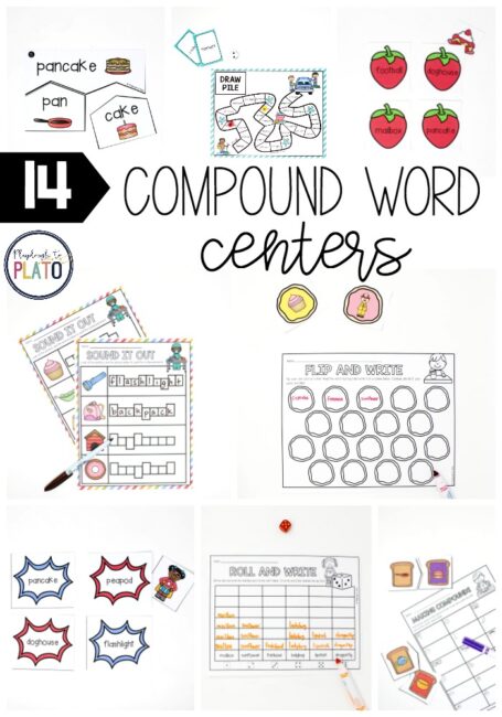 Compound Word Centers - Playdough To Plato