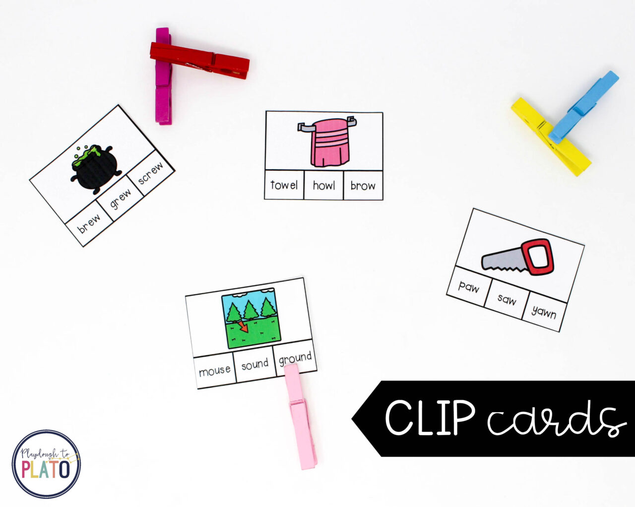 Diphthong Centers - Playdough To Plato