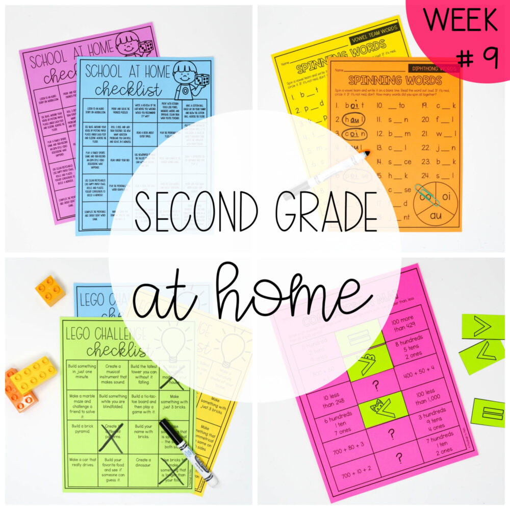 Second Grade at Home - Week Nine - Playdough To Plato
