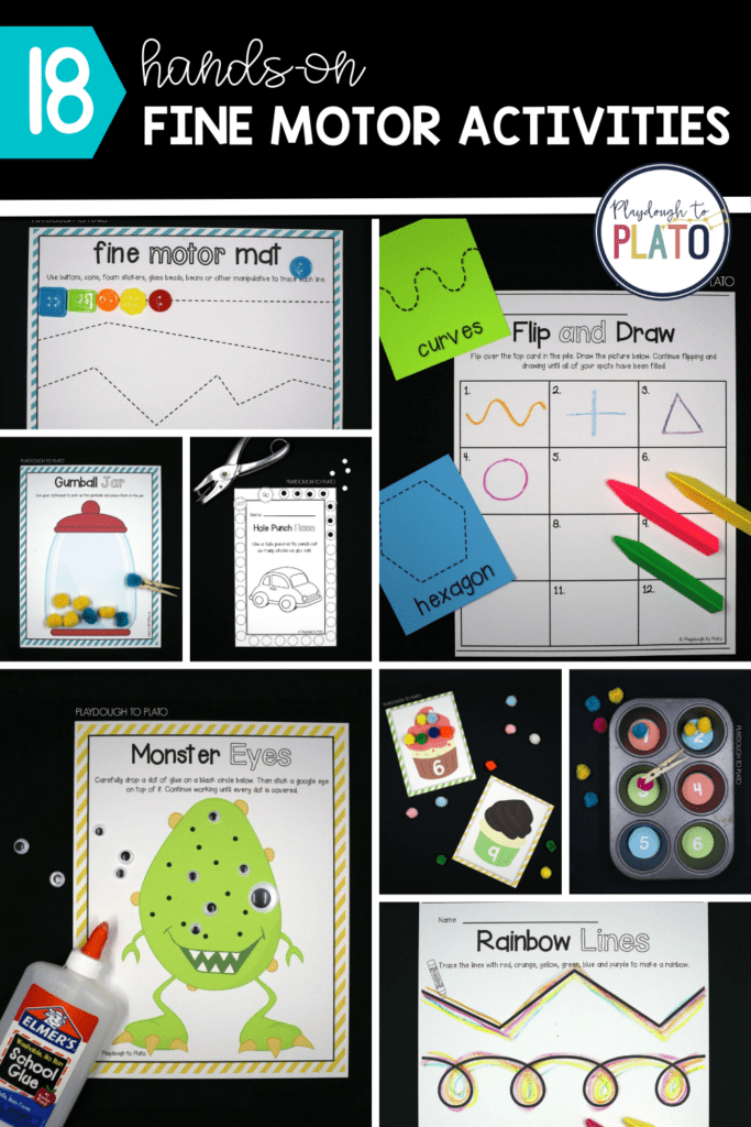 18 Fine Motor Centers - Playdough To Plato