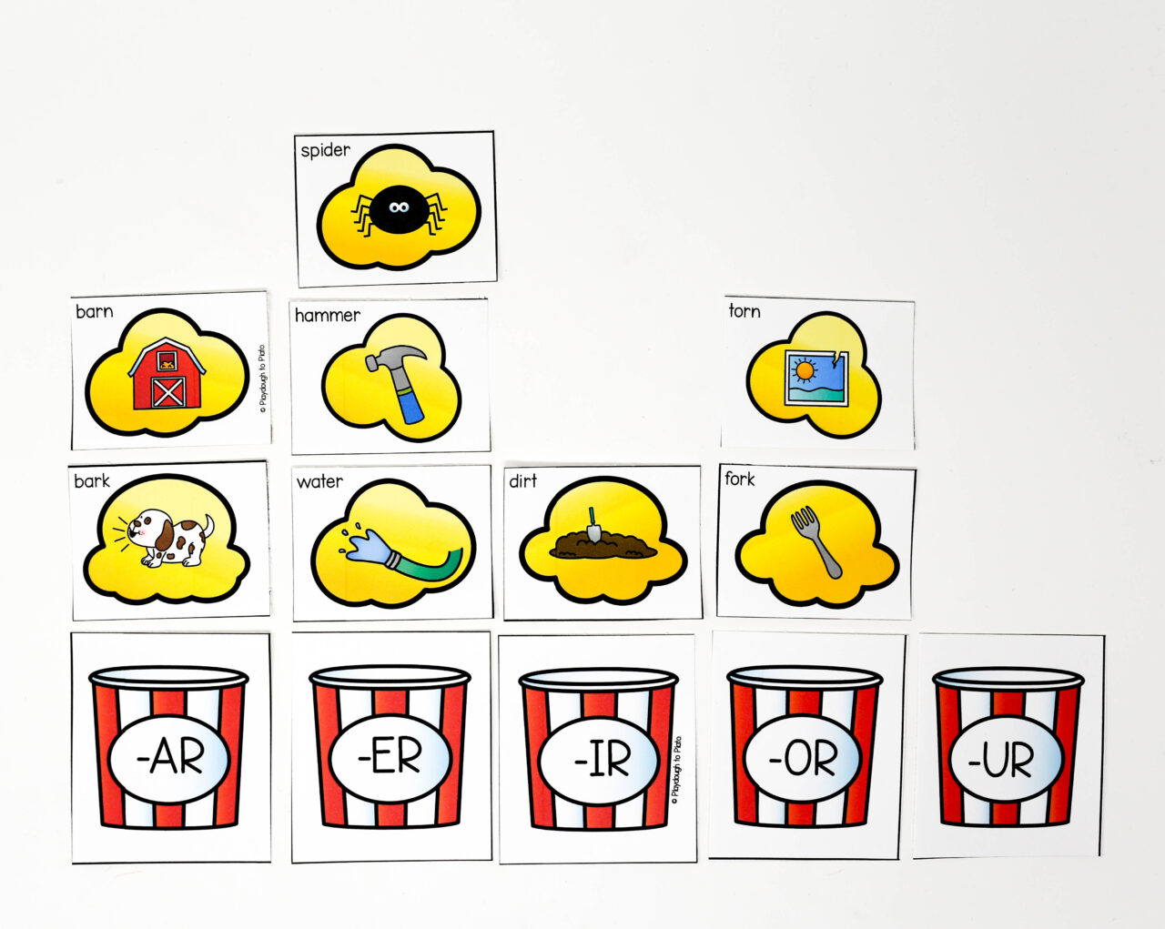 R-Controlled Vowel Centers - Playdough To Plato