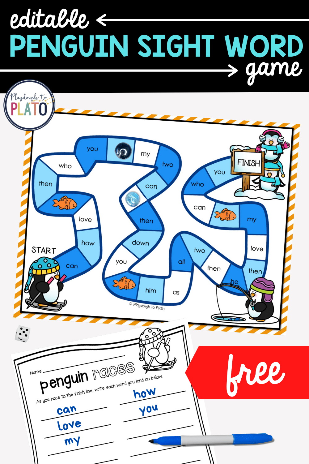 Winter Activity Pack - Playdough To Plato