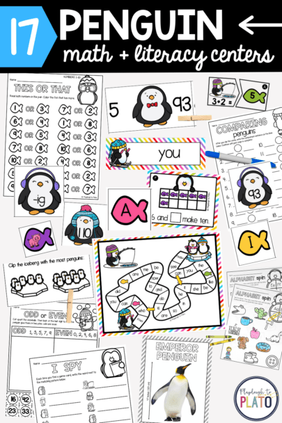 Penguin Activities - Playdough To Plato