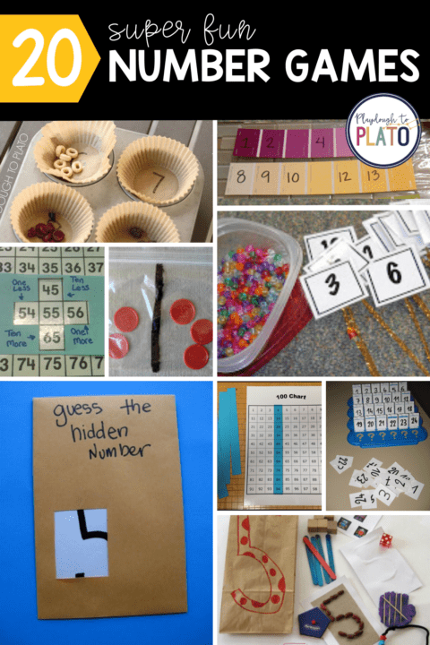 20 Super Fun Number Games for Kids - Playdough To Plato