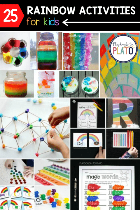 25 Rainbow Activities for Kids - Playdough To Plato