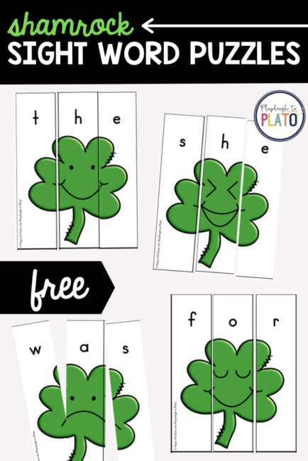 Reindeer Sight Words Matching Game - Playdough To Plato