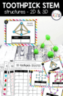 Toothpick STEM Structures - Playdough To Plato