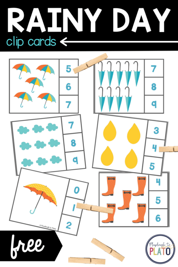 Apple Vowel Clip Cards - Playdough To Plato