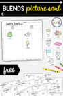 Beginning Blends Picture Sort - Playdough To Plato
