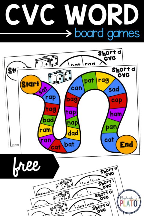 Squish and Seek Sight Word Game - Playdough To Plato
