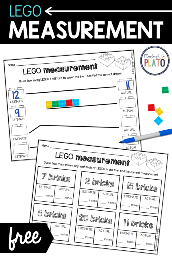 LEGO Measurement - Playdough To Plato