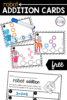 Robot Addition Cards - Playdough To Plato