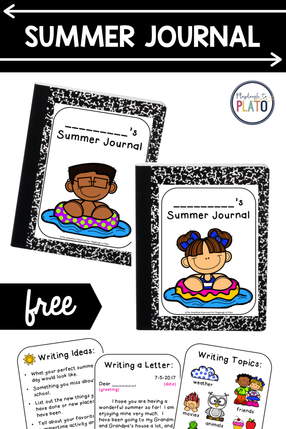 Summer Journal - Playdough To Plato
