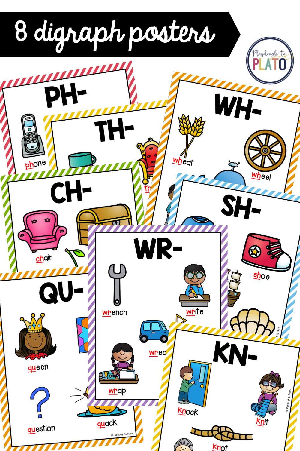 Beginning Digraph Activities - Playdough To Plato