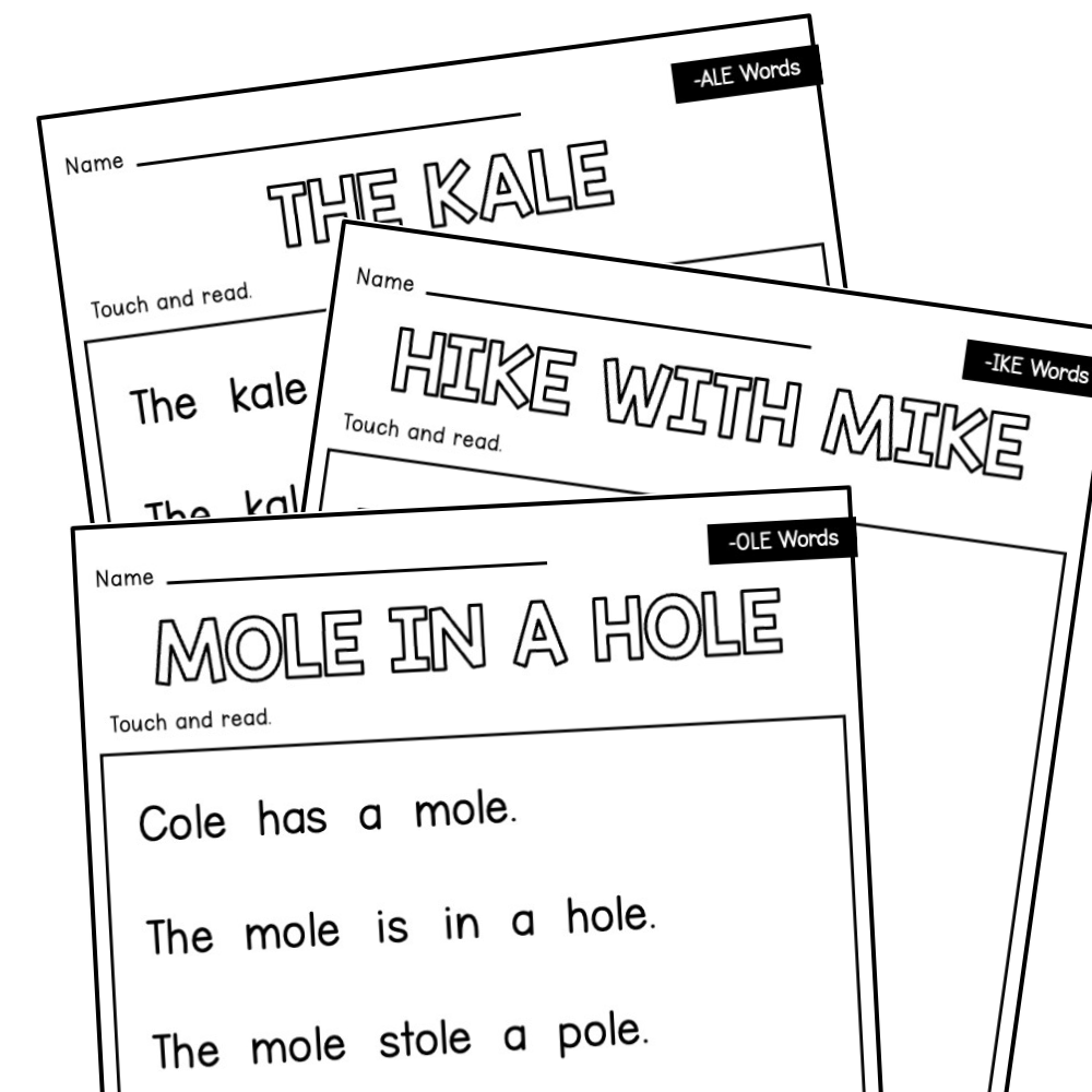 Magic E Decodable Passages Playdough To Plato