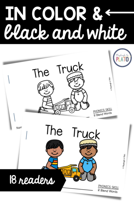 Beginning Blends Decodable Readers - Playdough To Plato