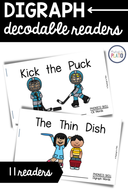 Digraph Decodable Readers - Playdough To Plato
