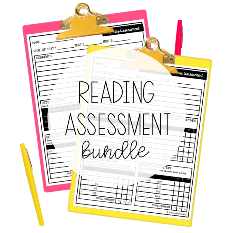 Reading Assessment Bundle - Playdough To Plato