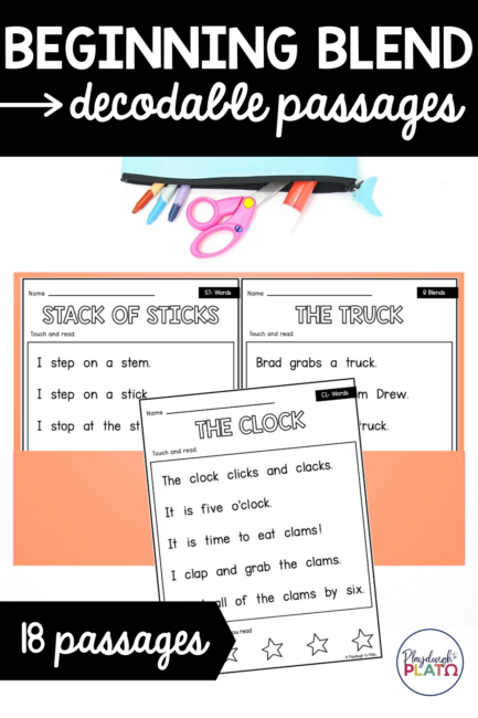Decodable Passages (Giant Bundle!) - Playdough To Plato